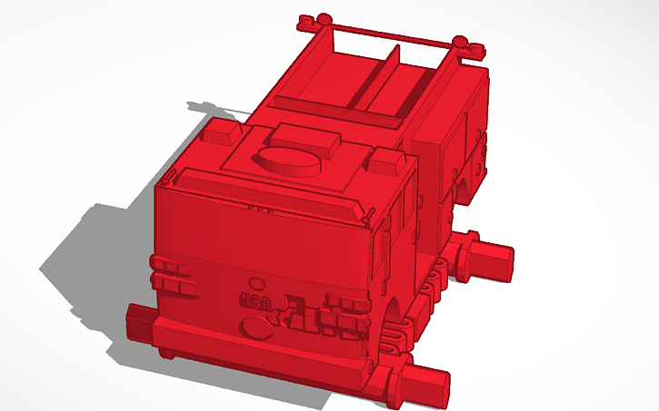 3D design Monster Firetruck | Tinkercad