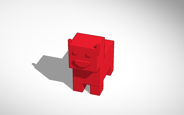 3D design My Minecraft Cow 2 | Tinkercad