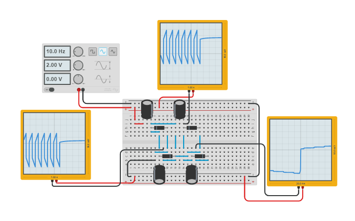 Circuit Design Modul 2 Percobaan 6 Tinkercad