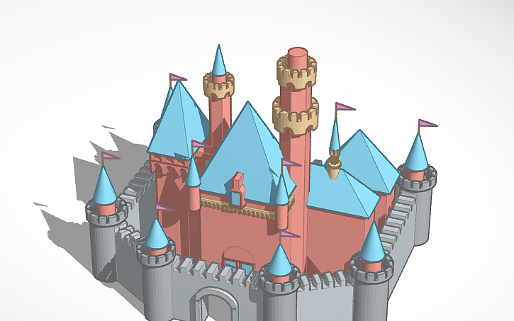 3D design Disneyland - Tinkercad