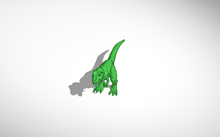 3d Design Copy Of Dinosaur Tinkercad