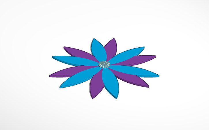3D design Flower - Tinkercad