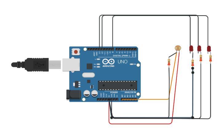 Circuit design E2 - Tinkercad
