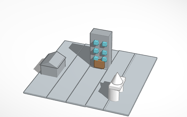 3D design Dazzling city | Tinkercad