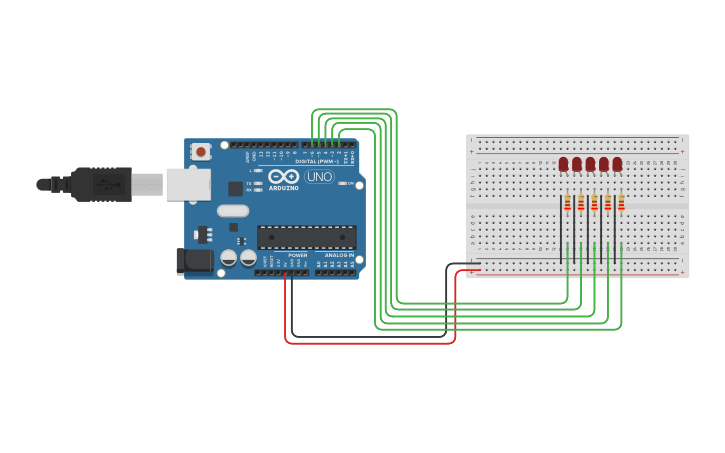Circuit design Kara Şimşek Devresi - Tinkercad
