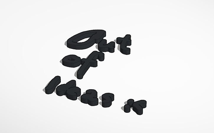 3D design I'm Out Of Ideas - Tinkercad