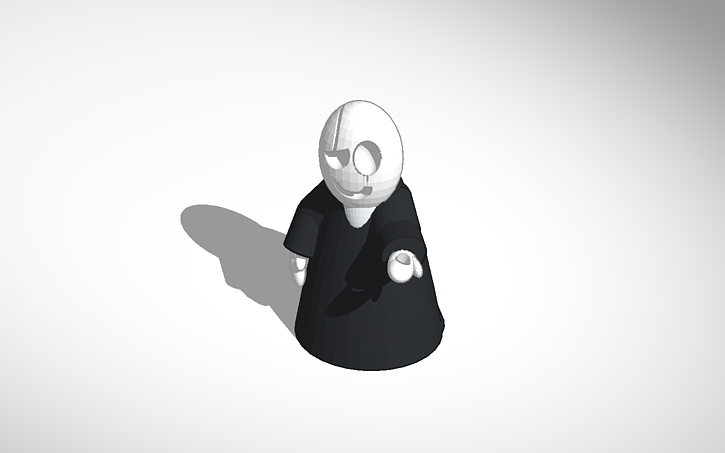 3D design W.D Gaster from "Undertale" | Tinkercad