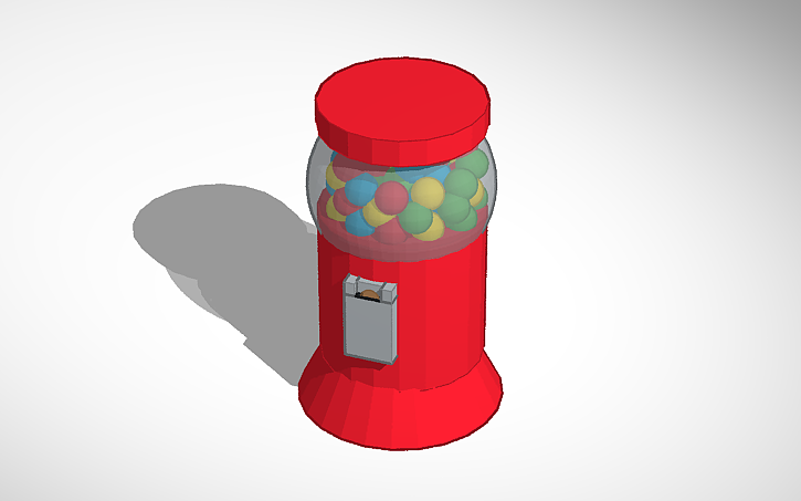 3D design Gumball machine - Tinkercad