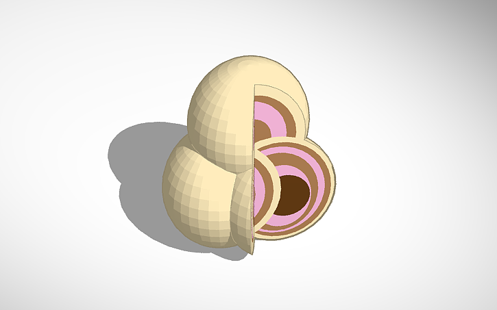 3D design Popcorn Cake (For Movie Night) | Tinkercad