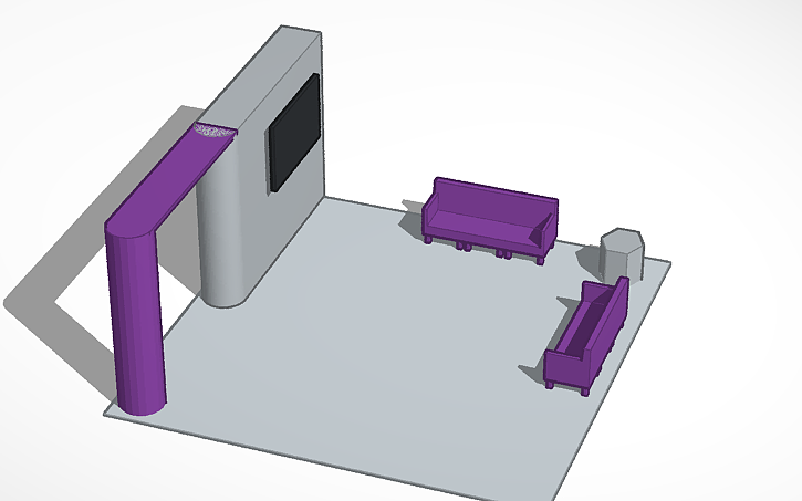 3D design exhibition booth - Tinkercad