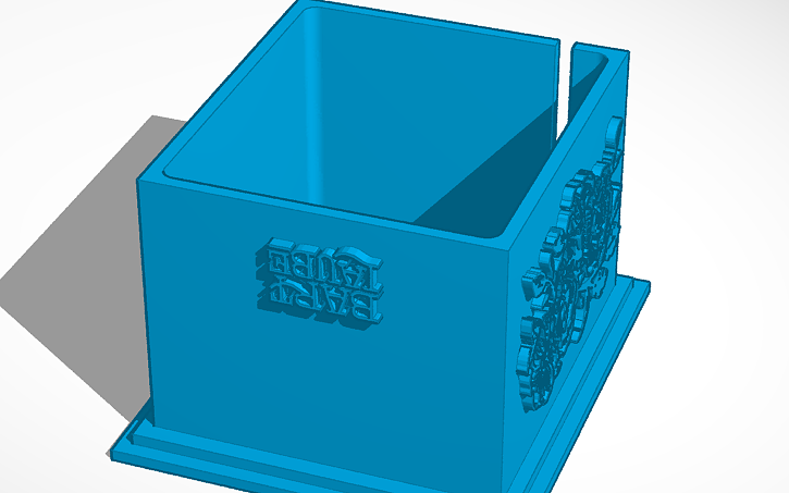 3D design Kikkerland Make your own Music Box - Cover | Tinkercad