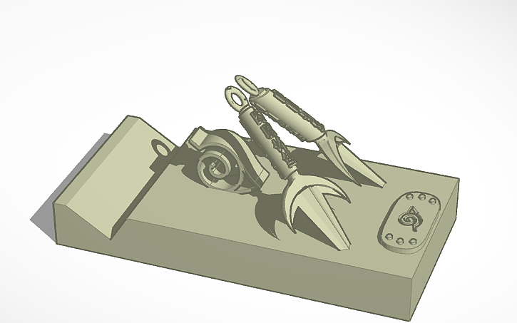 3D design Support de téléphone kunai de minato - Tinkercad