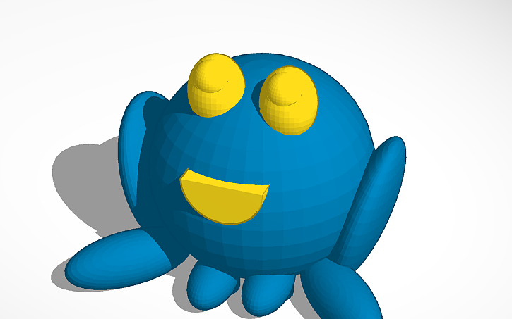 3D design Frog - Tinkercad