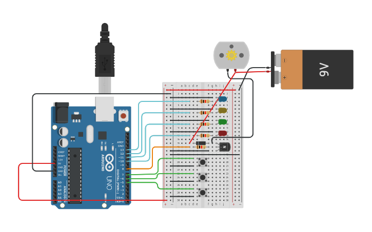 Circuit design Lab 1 - Tinkercad