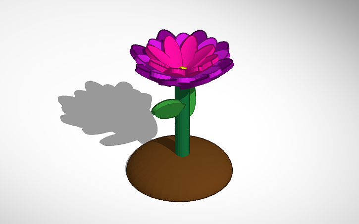 3D design Flower - Tinkercad