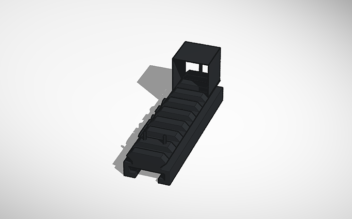 3d Design Awp V2 Nerf Rail Tinkercad