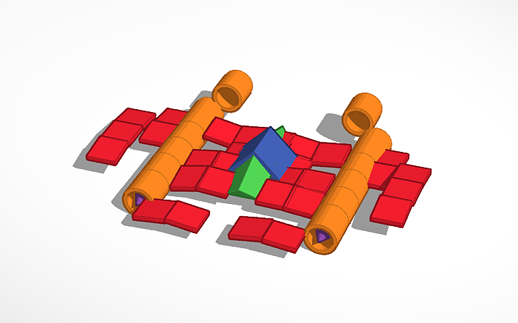 3D design 3D Space Invader number 2 | Tinkercad