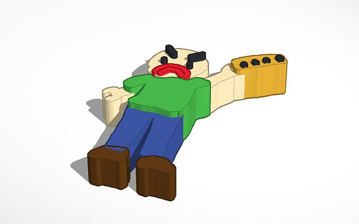 3D design Baldi - Tinkercad