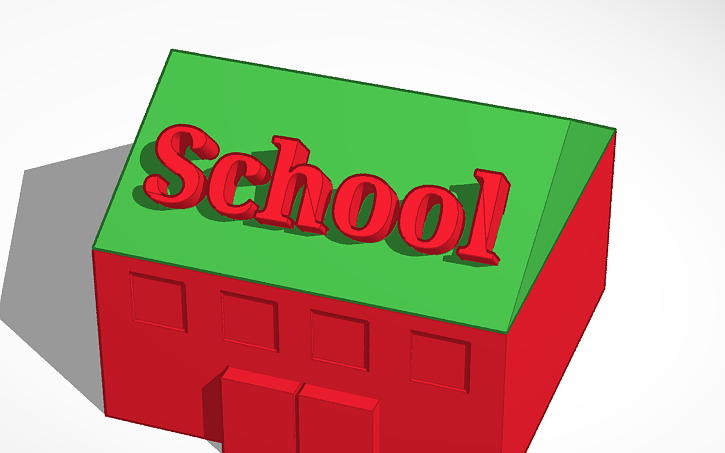 3D design The school - Tinkercad
