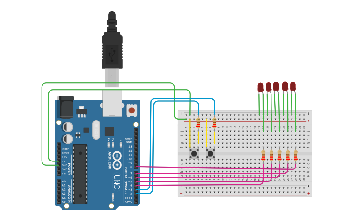 Circuit design Super Gaaris - Tinkercad