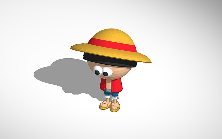 3D design ONE PIECE LUFFY | Tinkercad
