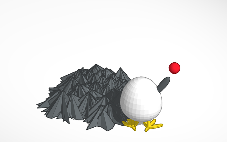 3D design chickzilla