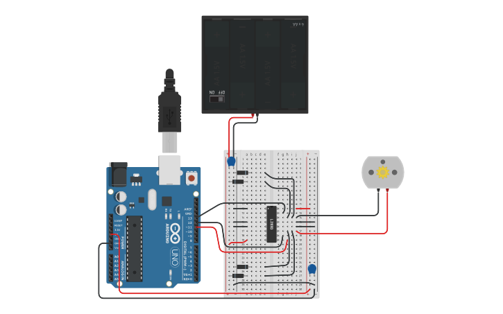 Circuit Design Bidirectional Dc Tinkercad