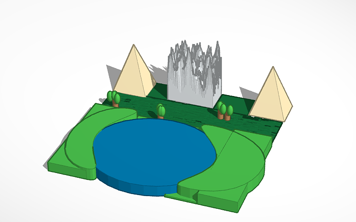 3D design earths landscape | Tinkercad