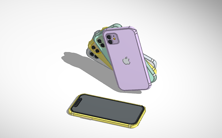 3D design iPhone 11 - Tinkercad