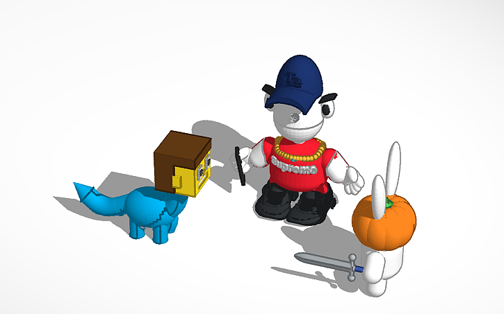 3D design The Boys - Tinkercad