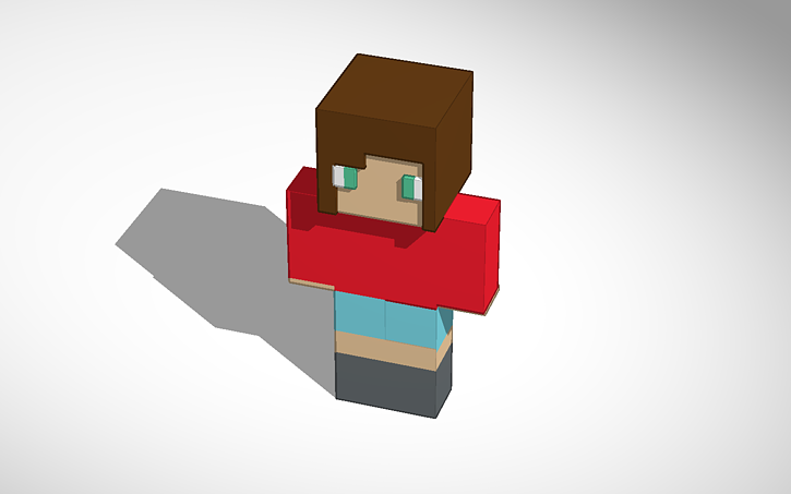 3D design My Minecraft Character | Tinkercad