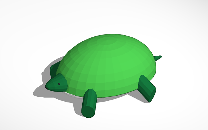3D design Turtle - Tinkercad