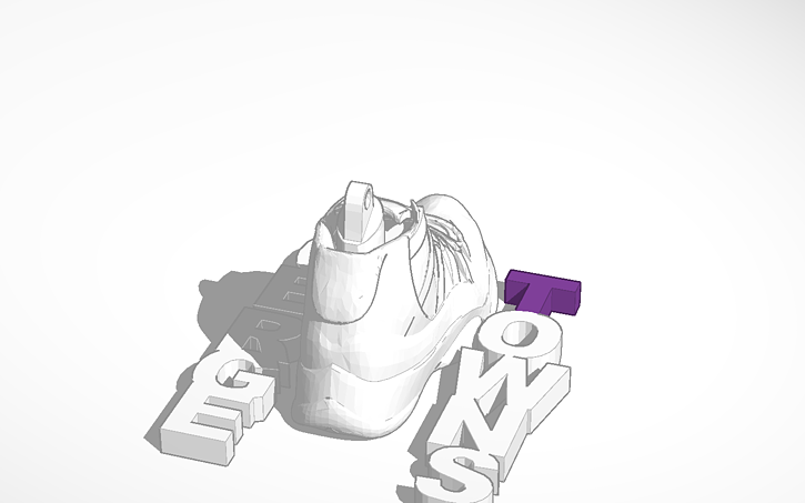 3D design Air Jordan XI George Town - Tinkercad