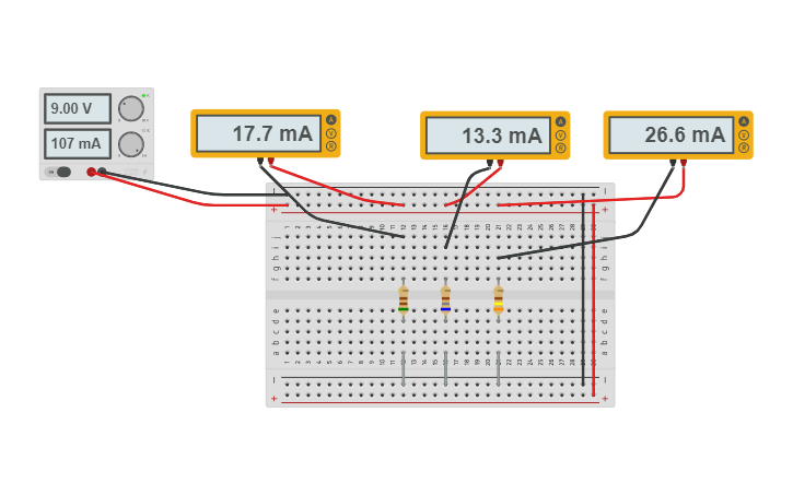 Circuit design CIRCUITO PARALELO - Tinkercad