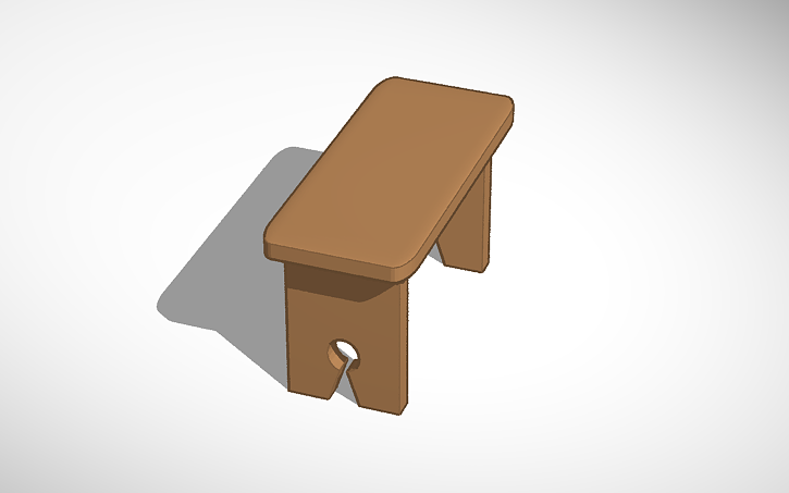 3D design Stool - Tinkercad