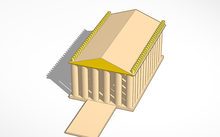 3D design The Parthenon | Tinkercad
