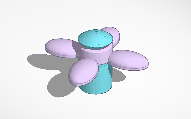 3D design pencil topper spinner - Tinkercad