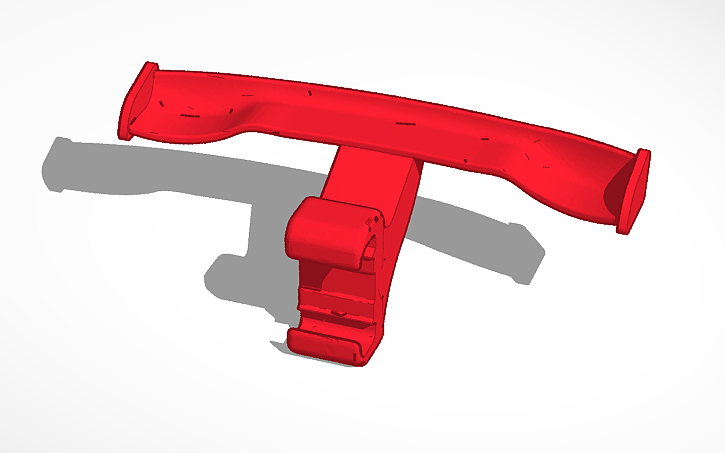 3D design crocks spoiler - Tinkercad