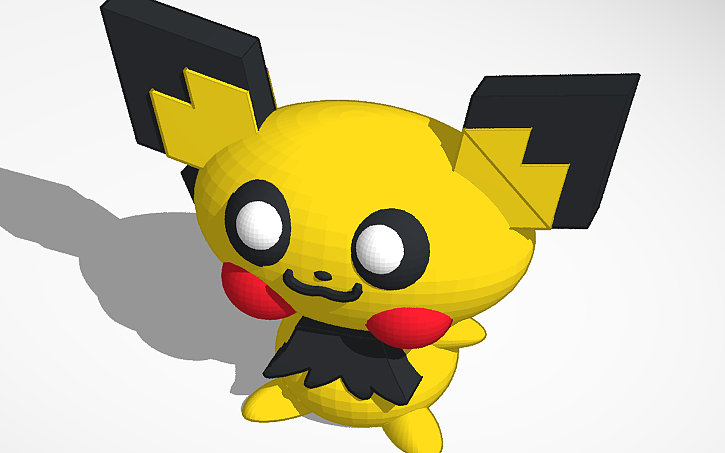 3D design Pichu-Grupo 1 - Tinkercad