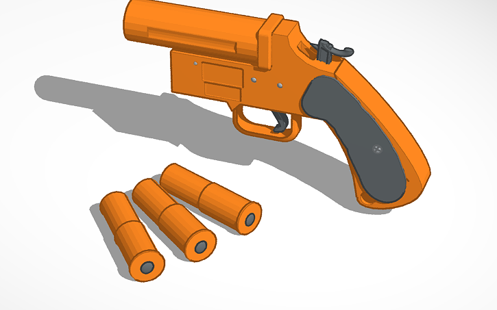 3D design DayZ Flare Gun - Tinkercad
