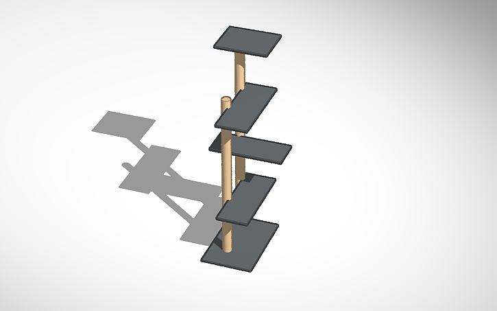 3D design Cat Scratch Post Design | Tinkercad