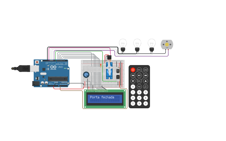 Circuit design Projeto Final | Tinkercad