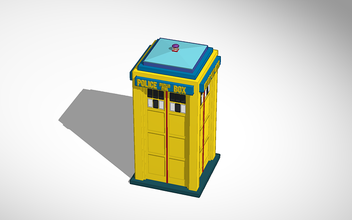 3D design Tardis from Doctor Who | Tinkercad