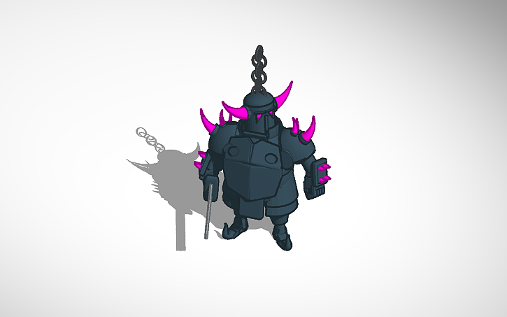 3D design CLASH ROYALE KEYRİNG - Tinkercad