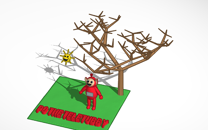 3D design Teletubby - Tinkercad