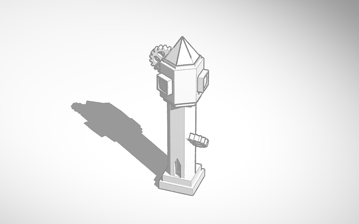 3D design Clock Tower | Tinkercad