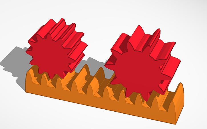 3D design piñon - Tinkercad