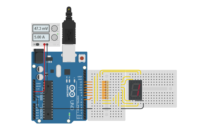Circuit design P4 實作1 - Tinkercad
