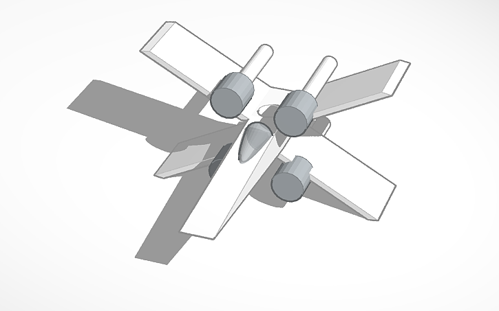 3D design x-wing | Tinkercad