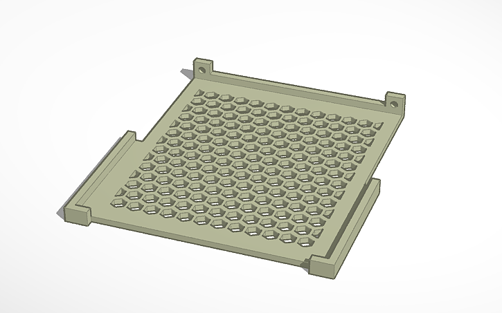 3D design Desktop PSU Bottom | Tinkercad